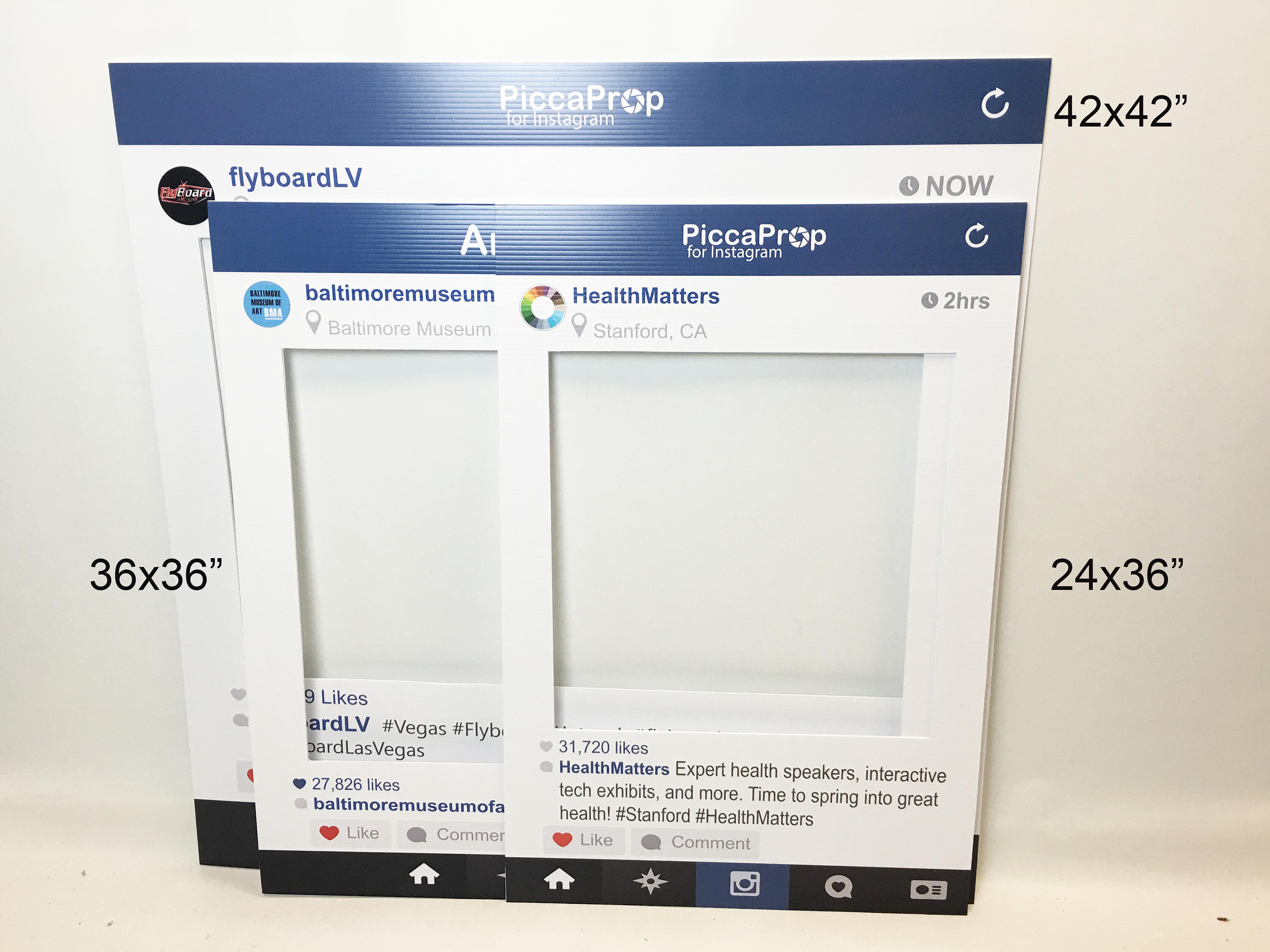 Instagram Frame, Fully Printed and Customized 18x24" 24x36" 28x40 ...