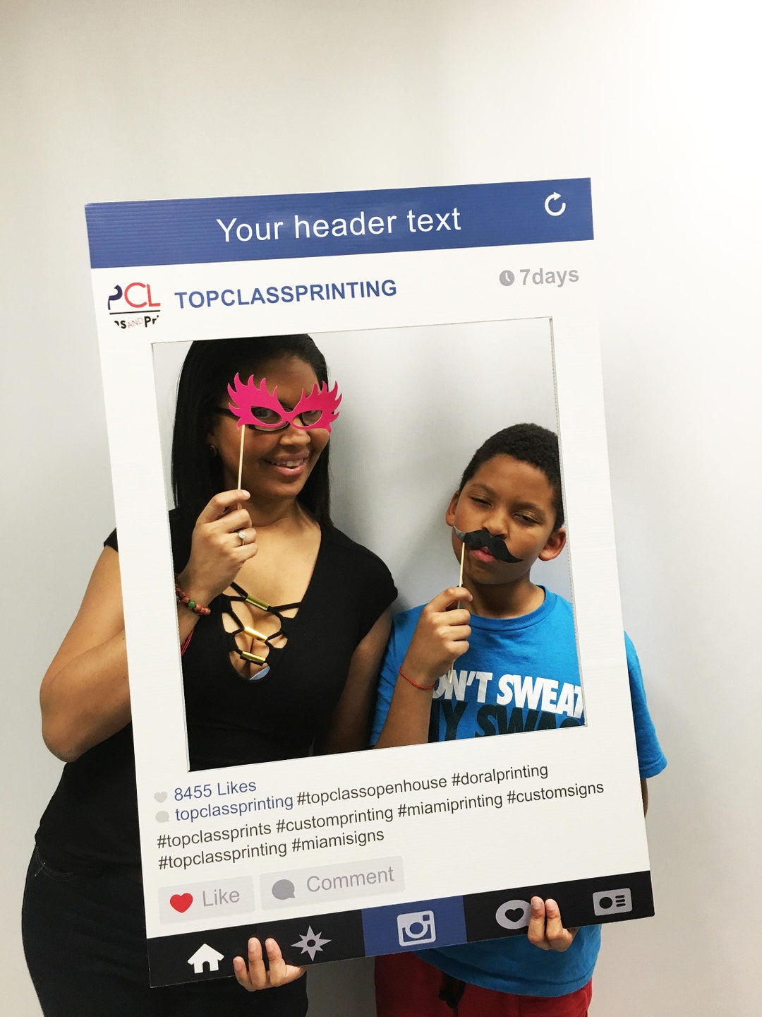 Instagram Frame, Fully Printed and Customized 18x24" 24x36" 28x40 ...