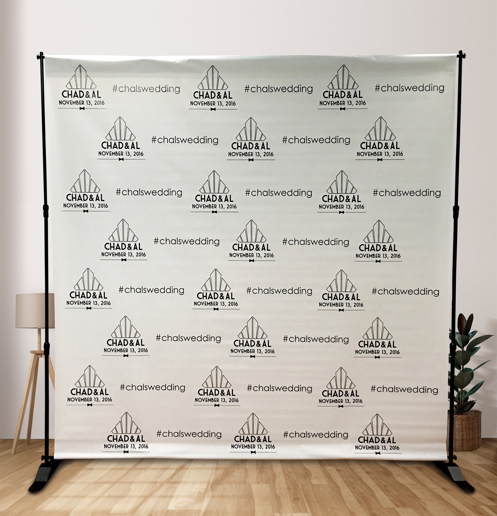 Custom Step and Repeat Backdrop Banner 8x8' With Hardware - Photo Booth ...