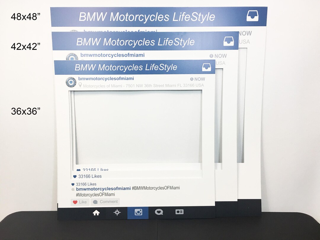 42x42" and 48x48" Bridal Shower Photo Prop, Instagram Frame, Instagram ...