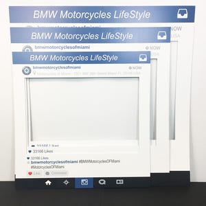 Instagram Frame, Fully Printed and Customized 18x24" 24x36" 28x40 ...