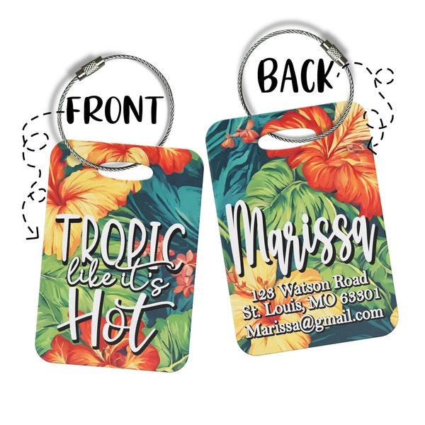 Hawaii Luggage Tag - Etsy
