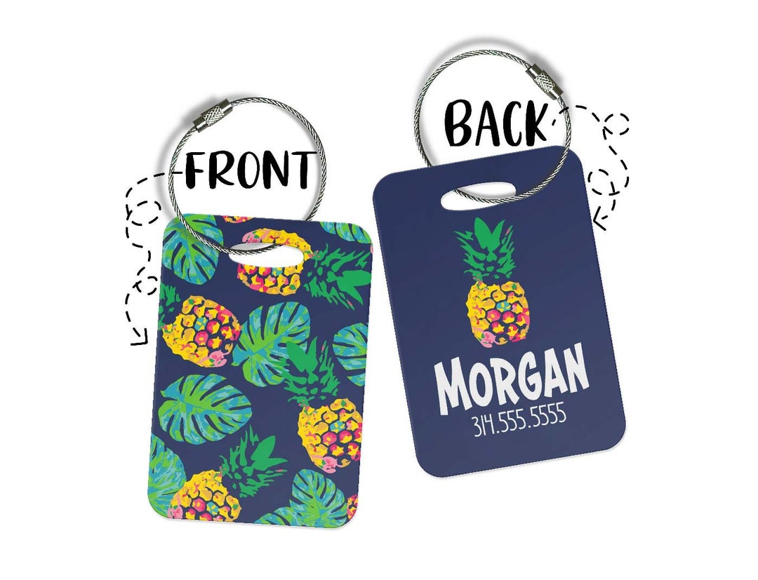 Personalized Bag Tag - Beach Luggage Tag - Custom Luggage Tags - Beach ...