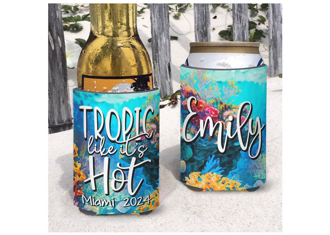 Beach Vacation Coral Reef Tropic Like It's Hot Bright Tropical ...