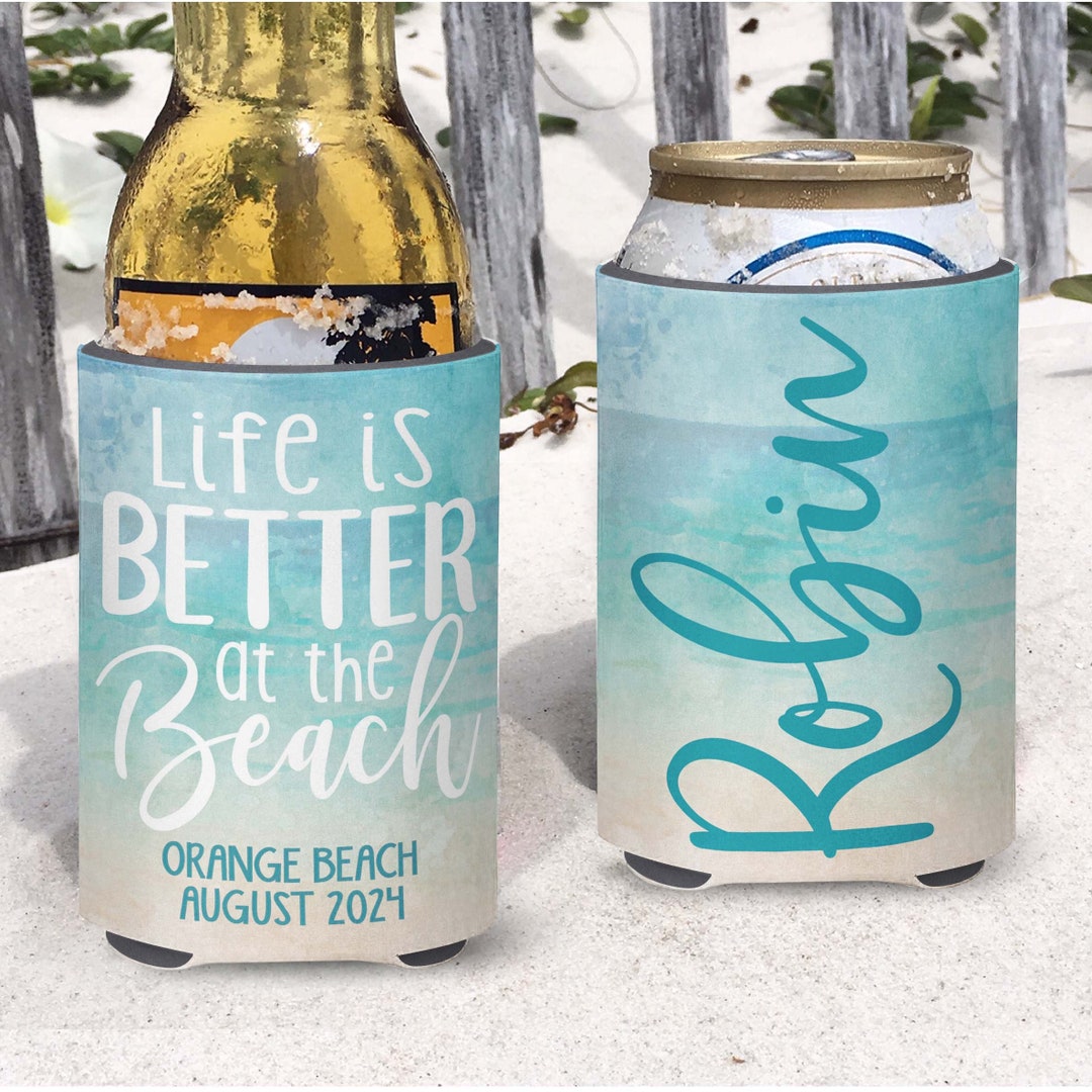 Life is Better at the Beach Vacation Insulated Can/bottle Coolers ...