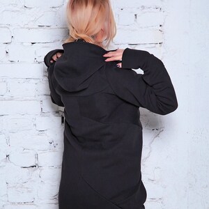 Asymmetrical Jacket for Women - Futuristic Sweater Coat for Women With ...