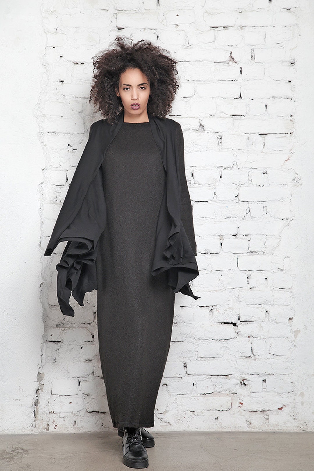 Maxi Vest, Loose Vest, Slouchy Top, Long Vest, Plus Size Vest ...