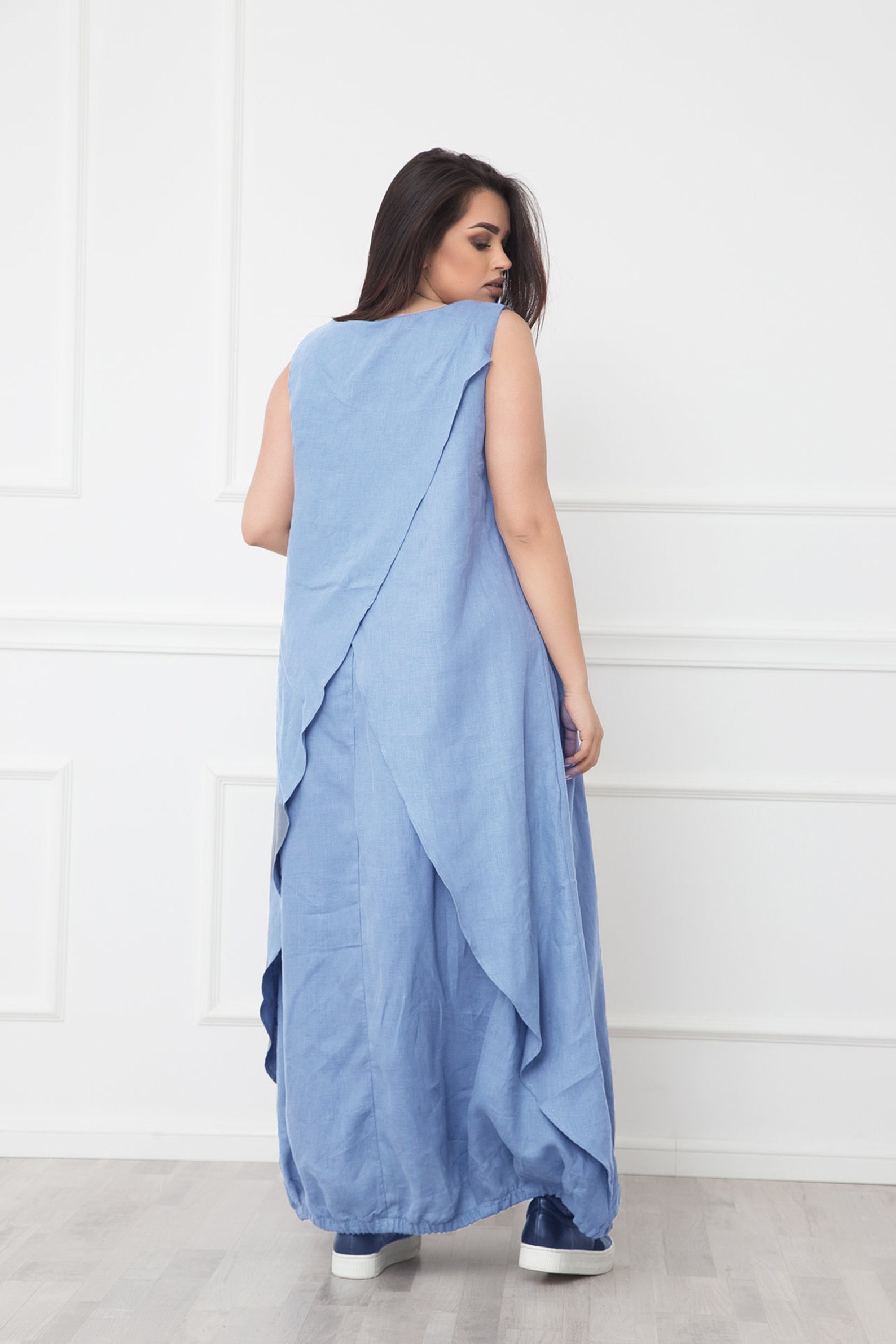 Linen Dress Plus Size Linen Dress Linen Clothing Linen - Etsy