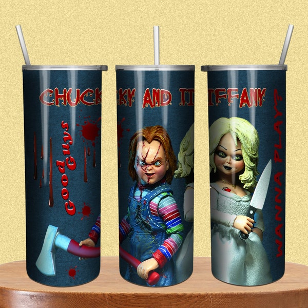 Chucky and Bride Tumbler Wrap - Etsy