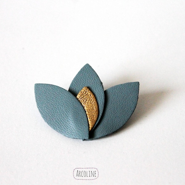 Lotus Brooch - Etsy