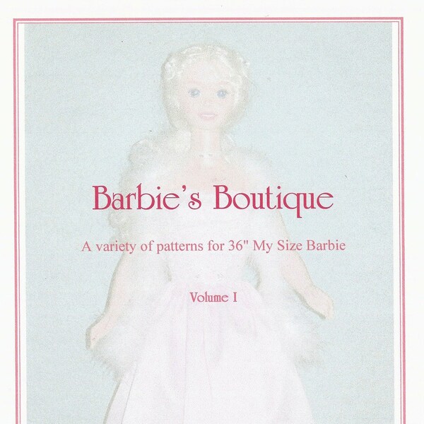 Barbie Pattern - Etsy