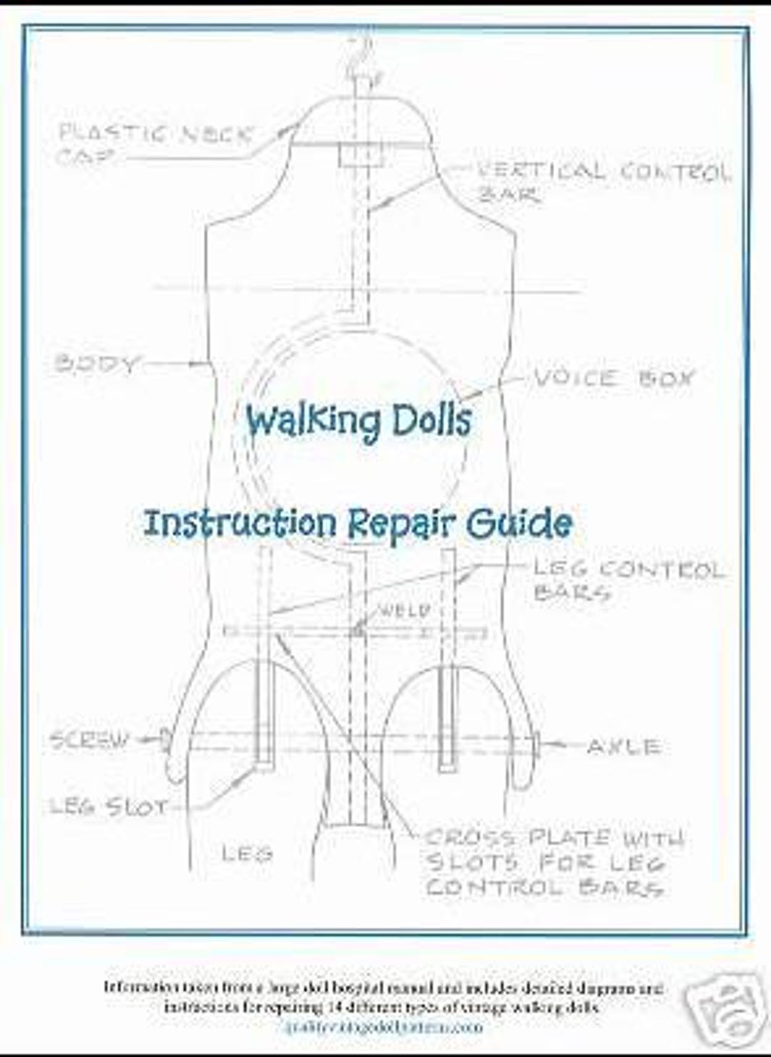 Walking Dolls Instruction Repair Guide PDF - Etsy