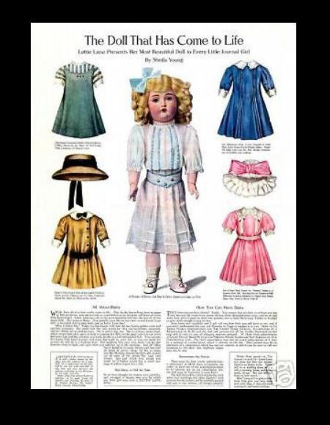 11" Daisyette and Bleuette Patterns - PDF - Etsy