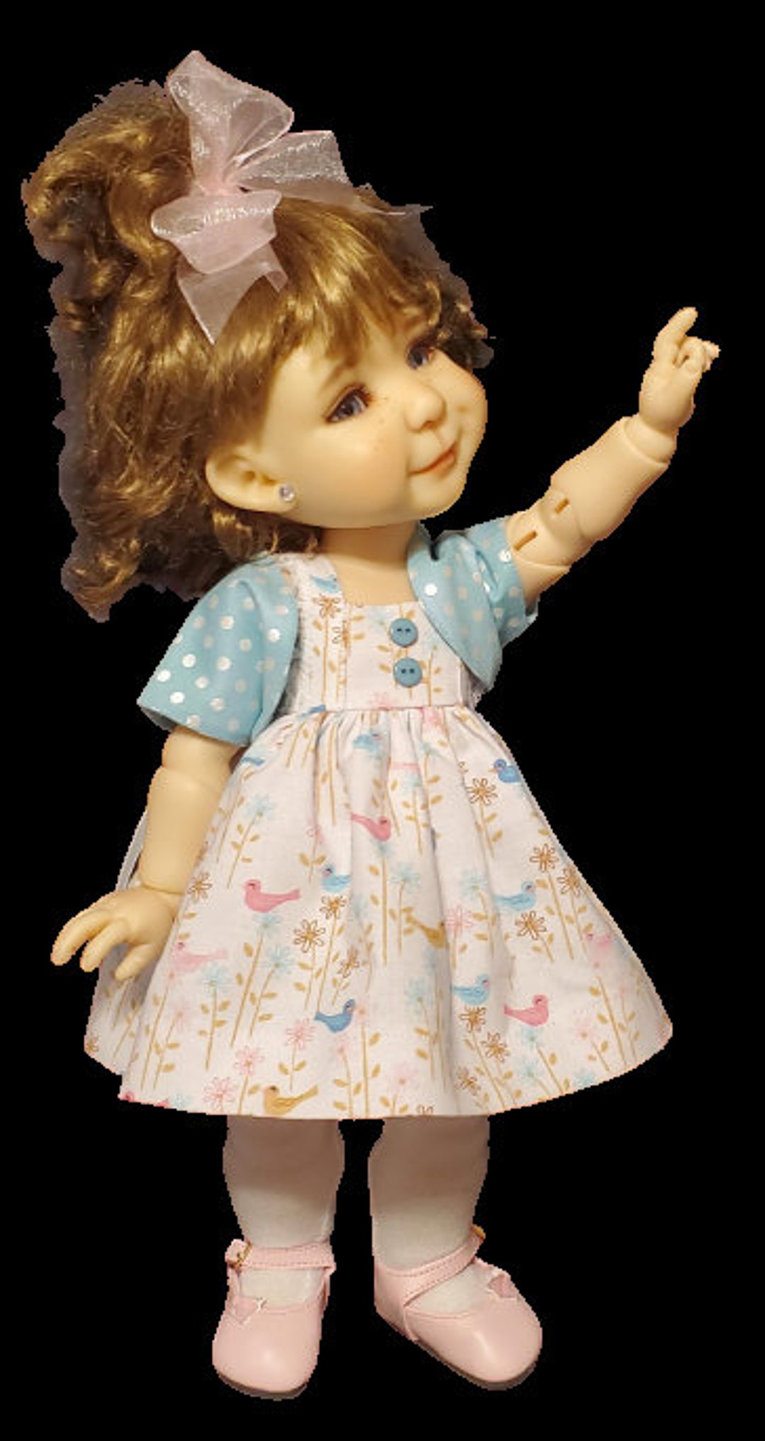 M106 15"dress Pattern for Moppet Meadow Dolls PDF - Etsy
