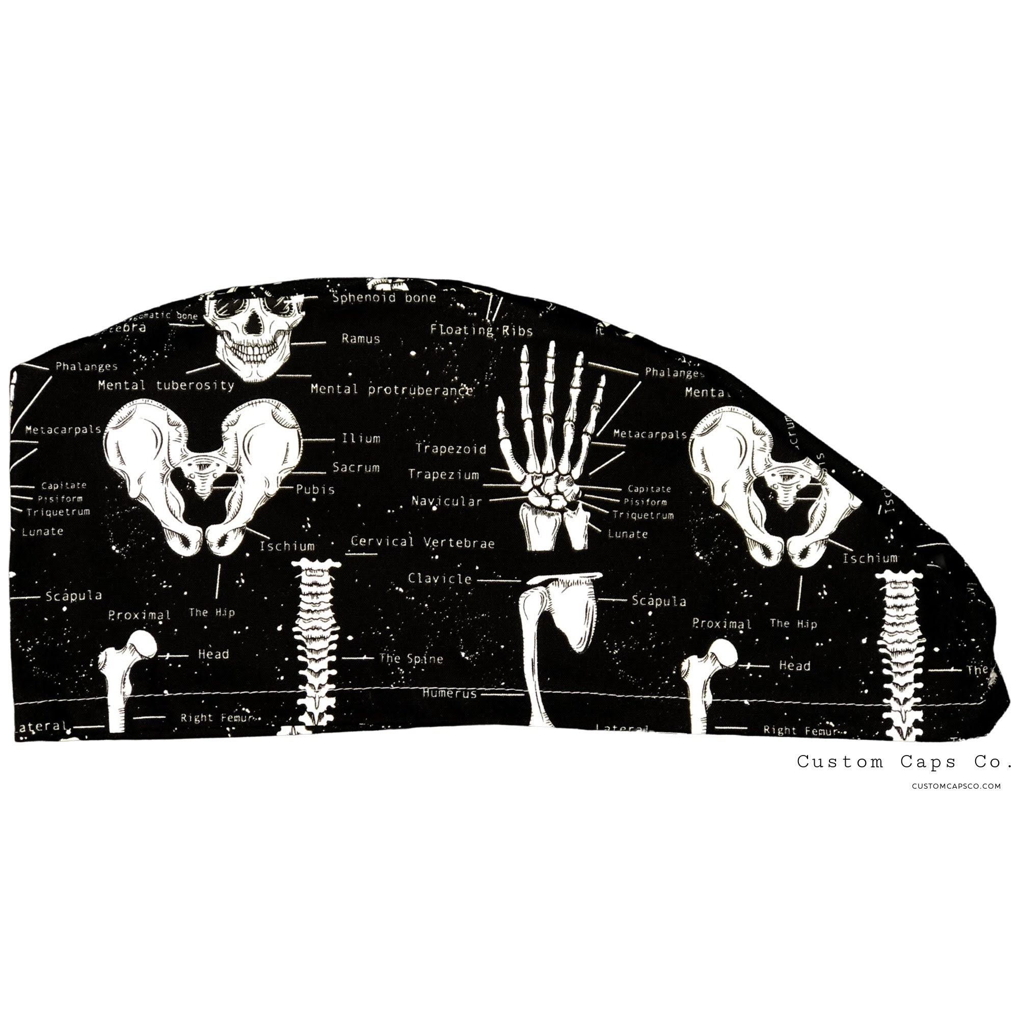 Bones of the Body Orthopaedic Scrub Hat Glow in the Dark - Etsy Canada