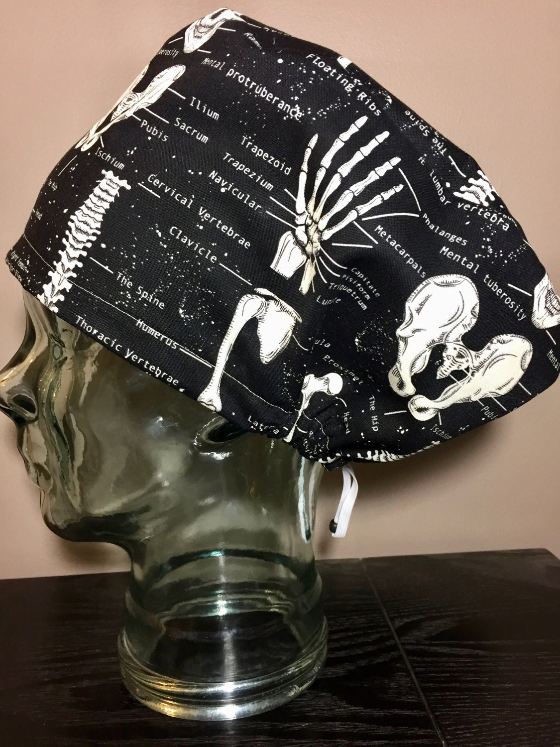 Bones of the Body Orthopaedic Scrub Hat Glow in the Dark - Etsy Canada