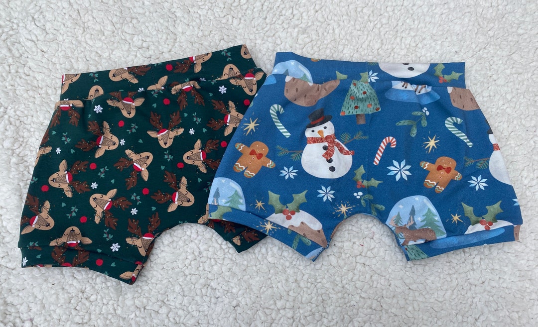 Set of Two Christmas Boxer Shorts Festive Underpants - Etsy UK