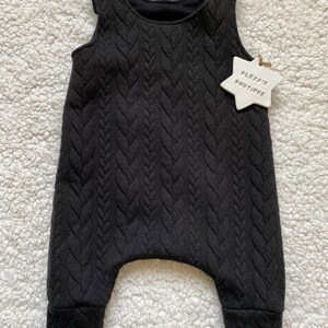 Plain Black Baby Romper, Alternative Baby Clothes, Toddlers Playsuit ...