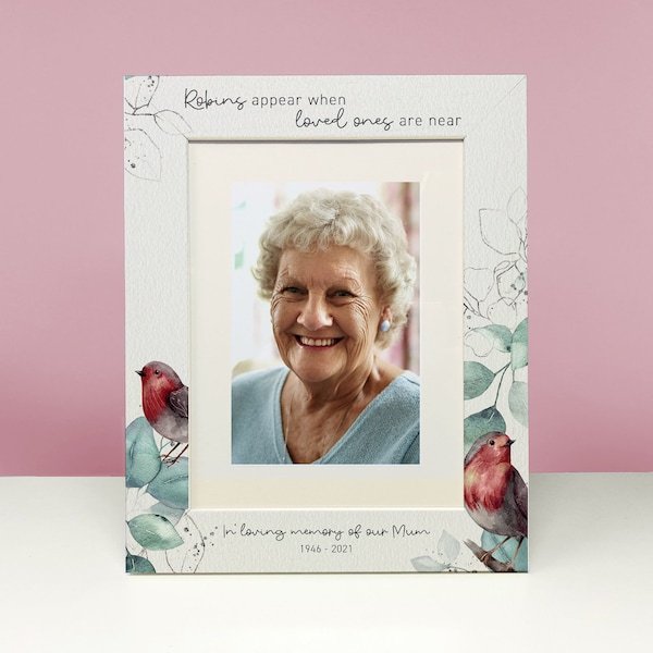Robin Photo Frame - Etsy UK