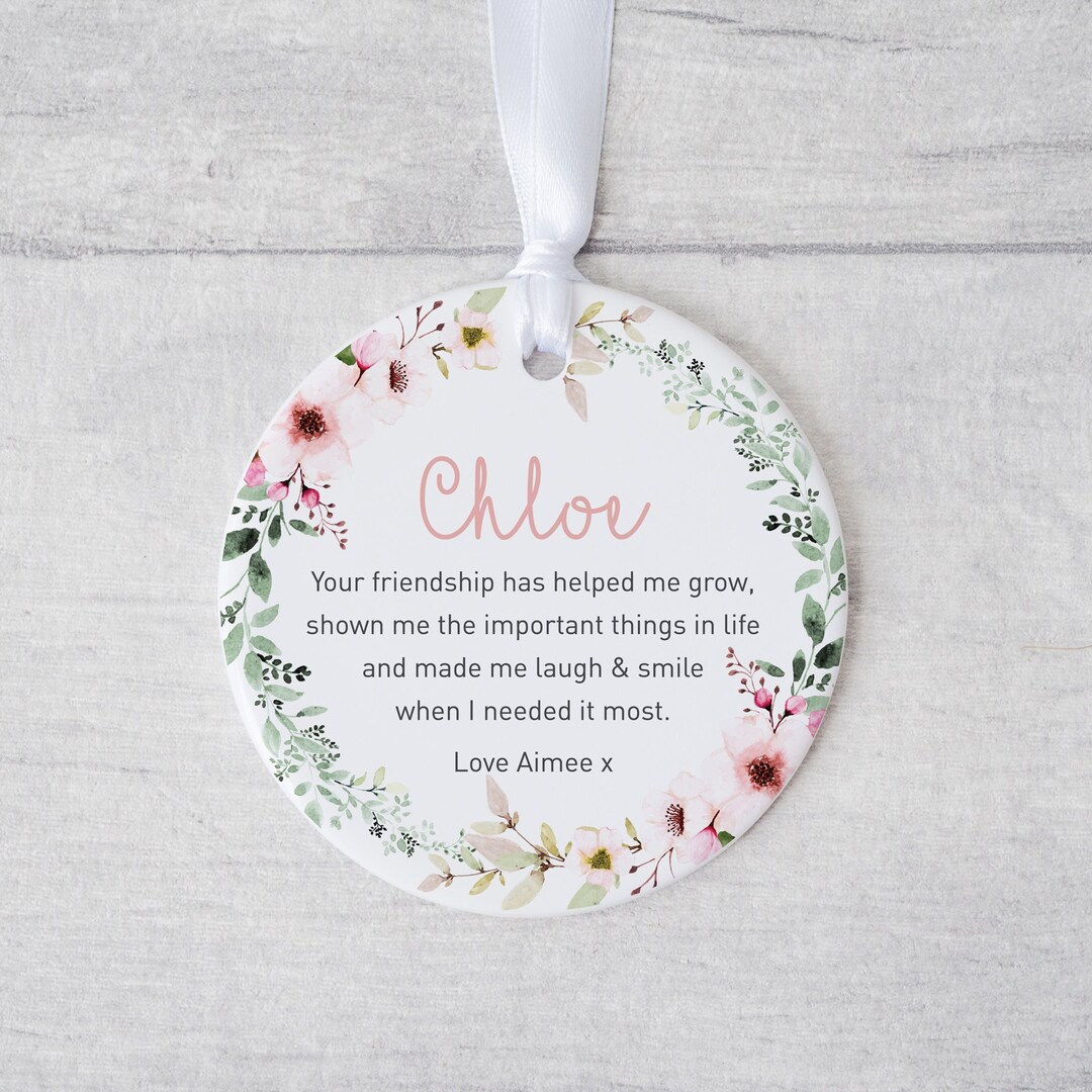 Personalised Special Friend Gift, Ceramic Keepsake Gift, Gift for Best ...
