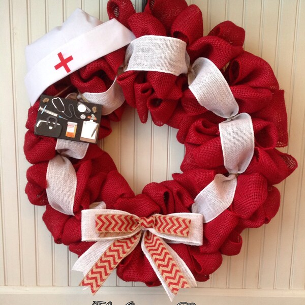 Nurse Wreath - Etsy