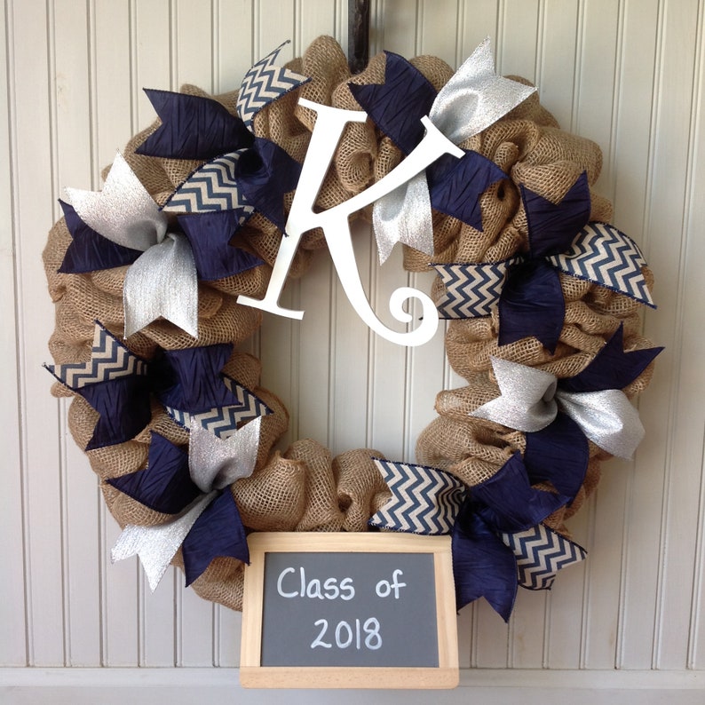 Graduation Wreath, Graduation Party Decor, Teacher Wreath, Teacher ...