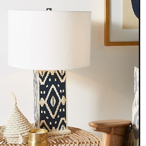 Table Lamp Bone Inlay, Custom Designer Night Lamp, Bed Side Lamp ...