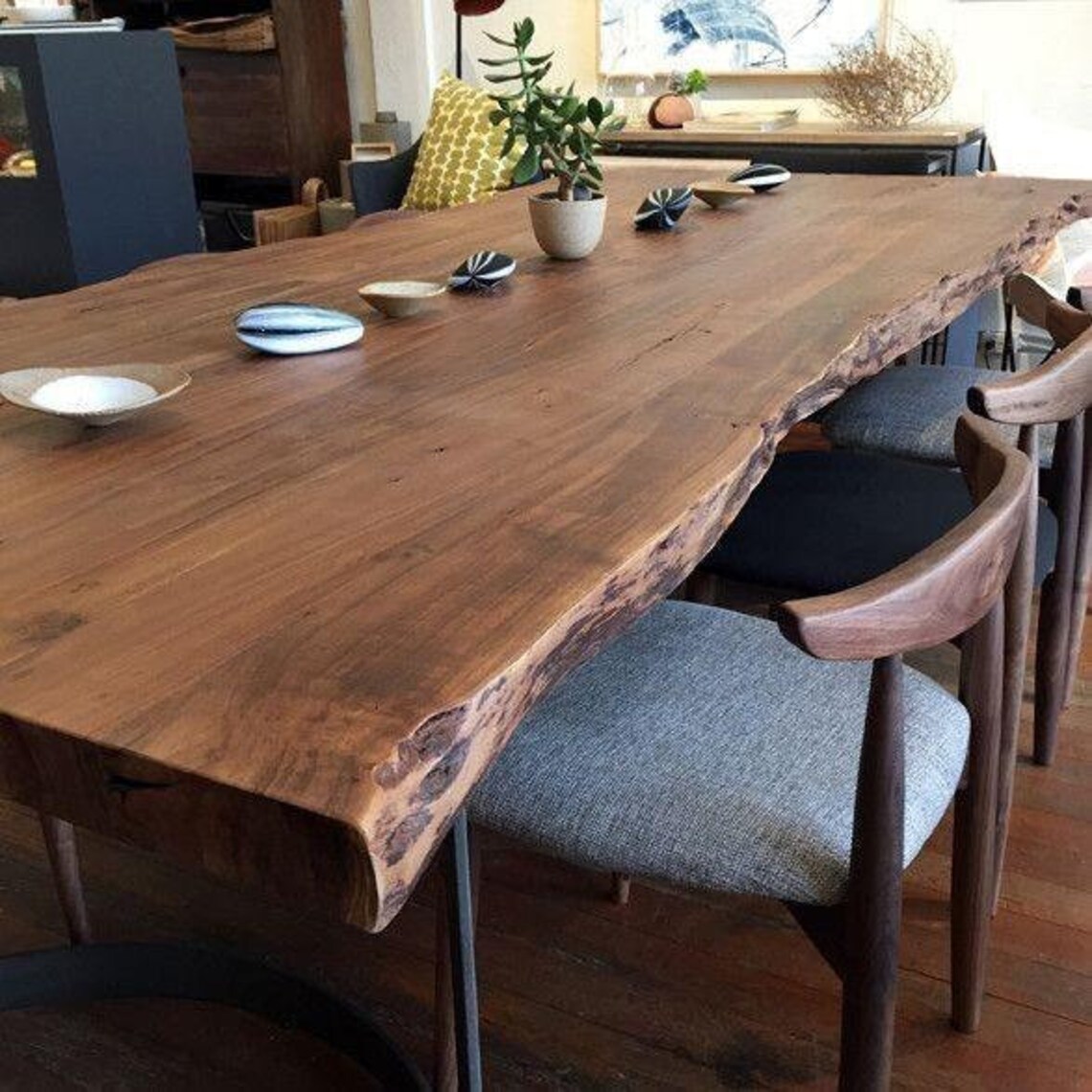 Live Edge Dining Table Bench Coffee Table Bar Table - Etsy