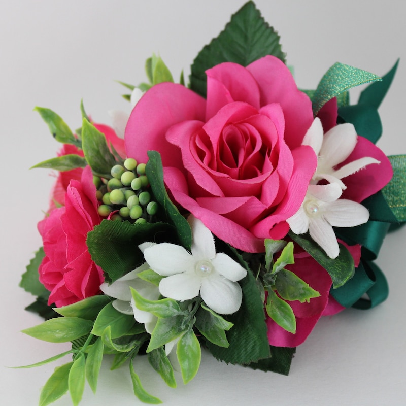 Pink Rose Corsage - Etsy