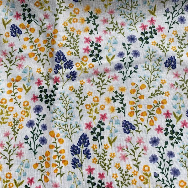 Wildflowers Fabric - Etsy