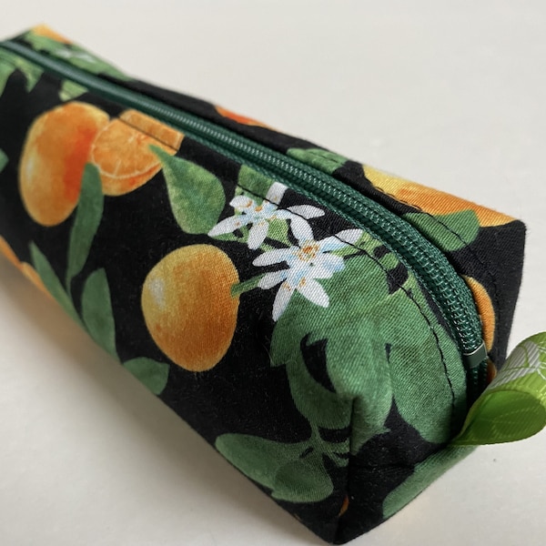 Orange Pencil Case - Etsy