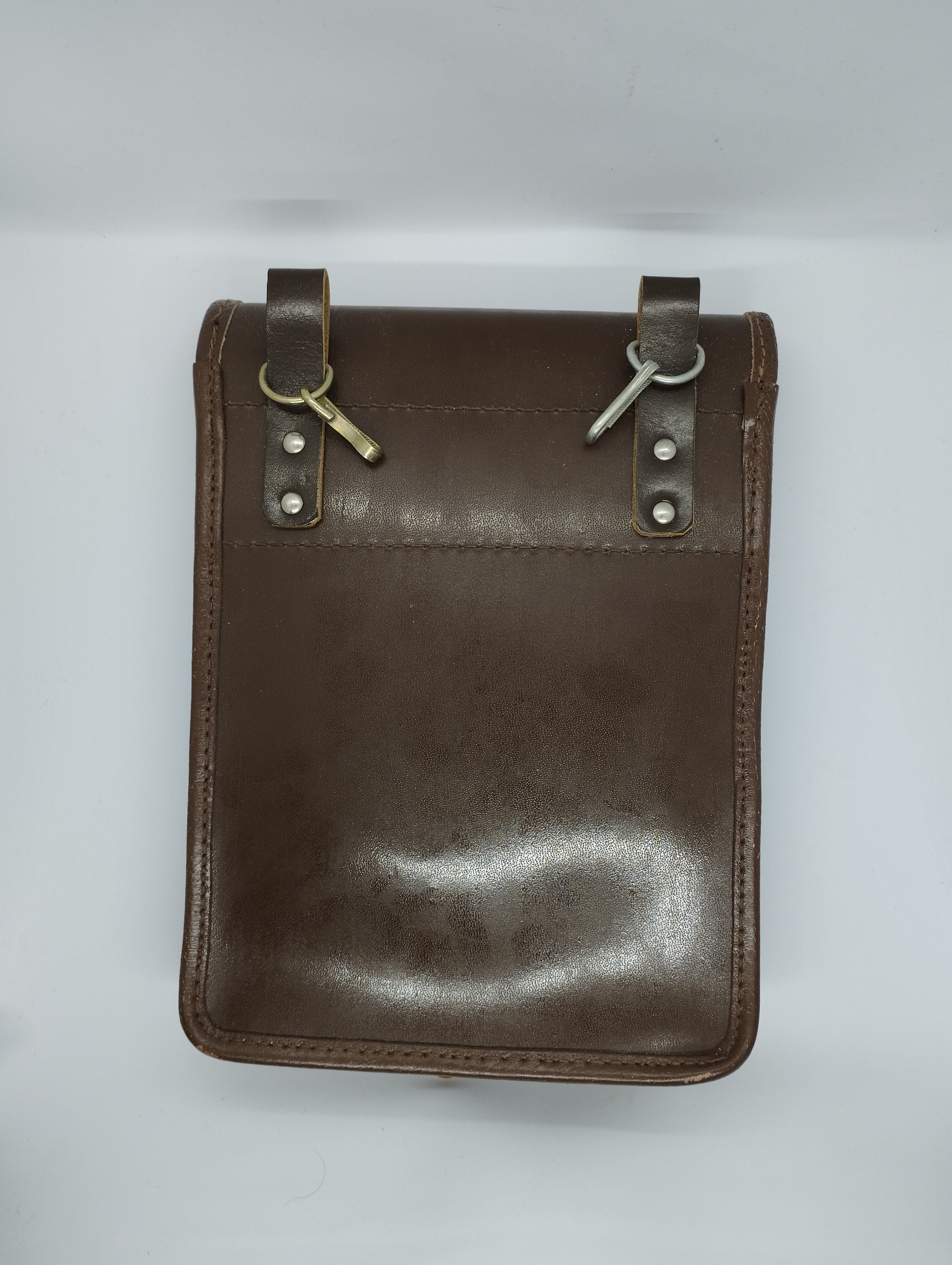 Rare Soviet Army Military Officer Leather Map Bag Case USSR Tablet ...