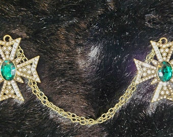 Green and Gold Cloak - Etsy