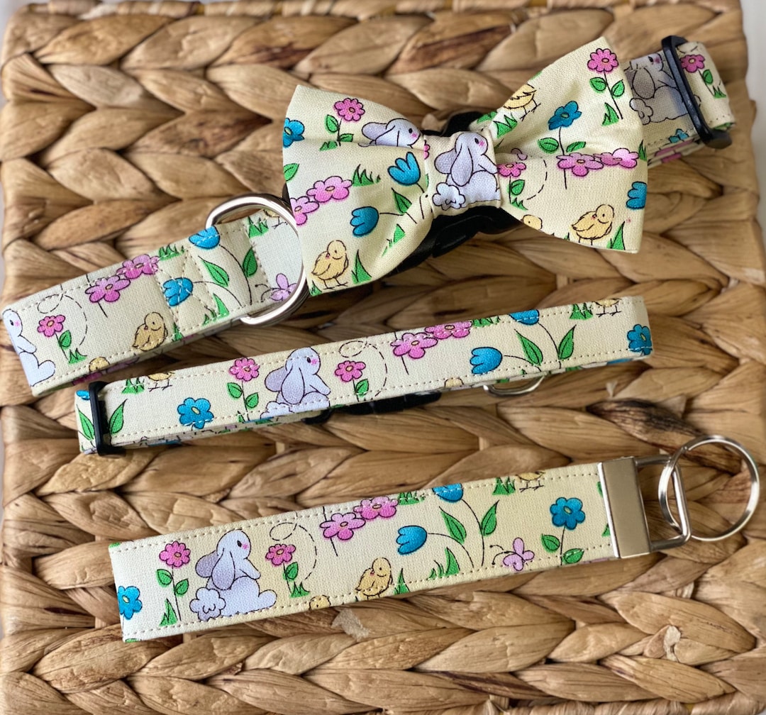 Dog Collar, Easter, Chick, Carrot, Bunny, Tulip , Flowers, Easter Dog ...
