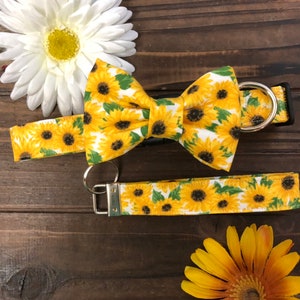 Dog Collar, Sunflower Dog Collar, Sunflower , Sunflower Collar, Dog ...
