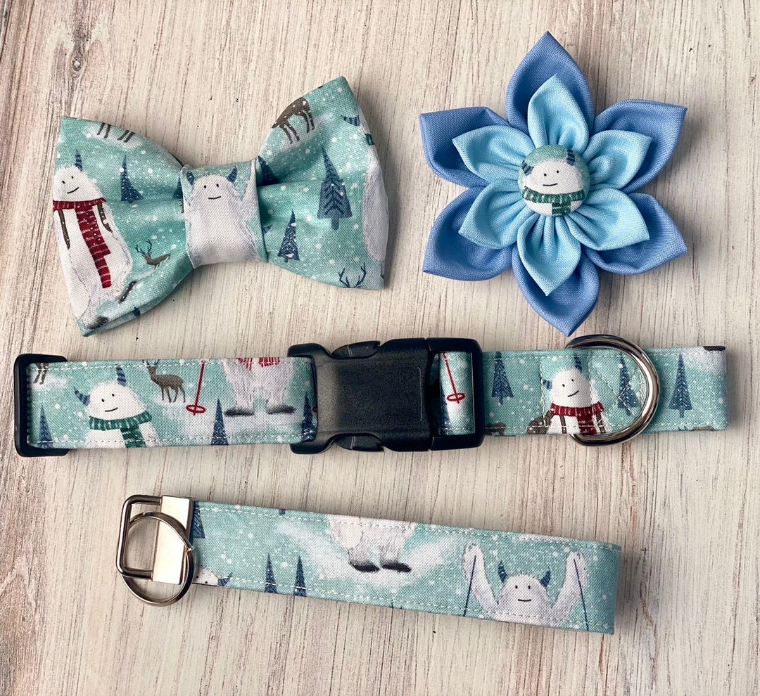 Dog Collar, Winter, Monster, Snow, Collar With Bow, Collar With Flower ...