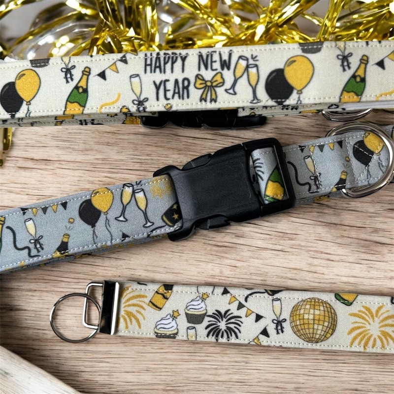 New Years Collar Cat - Etsy