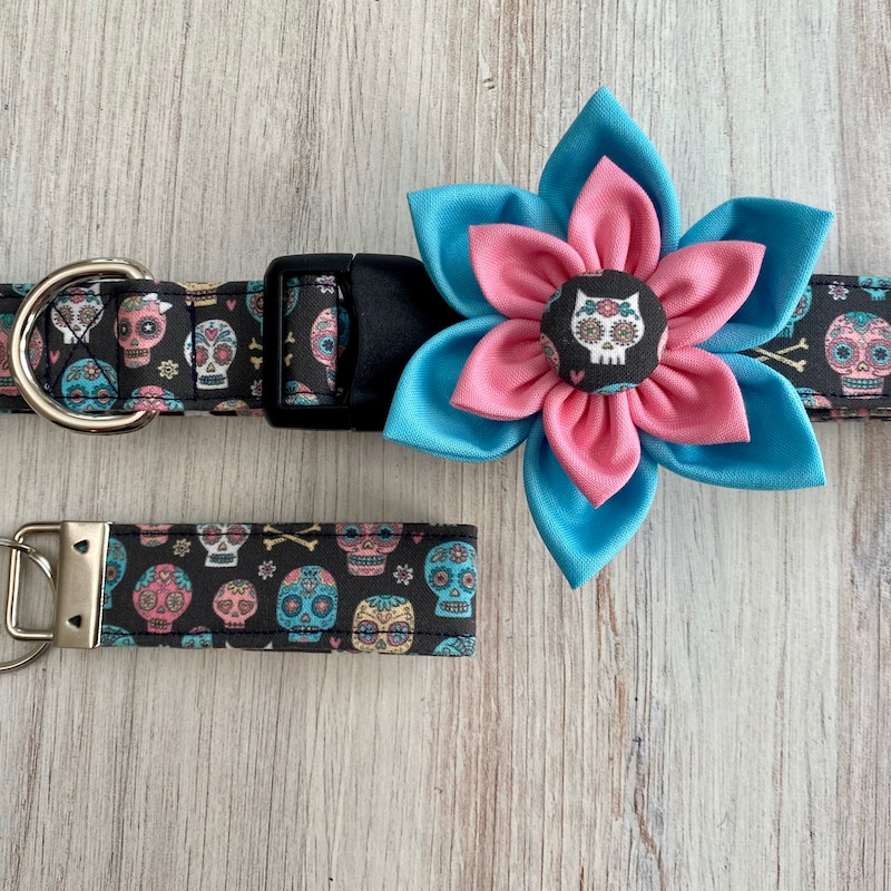 Skull Dog Collar - Etsy