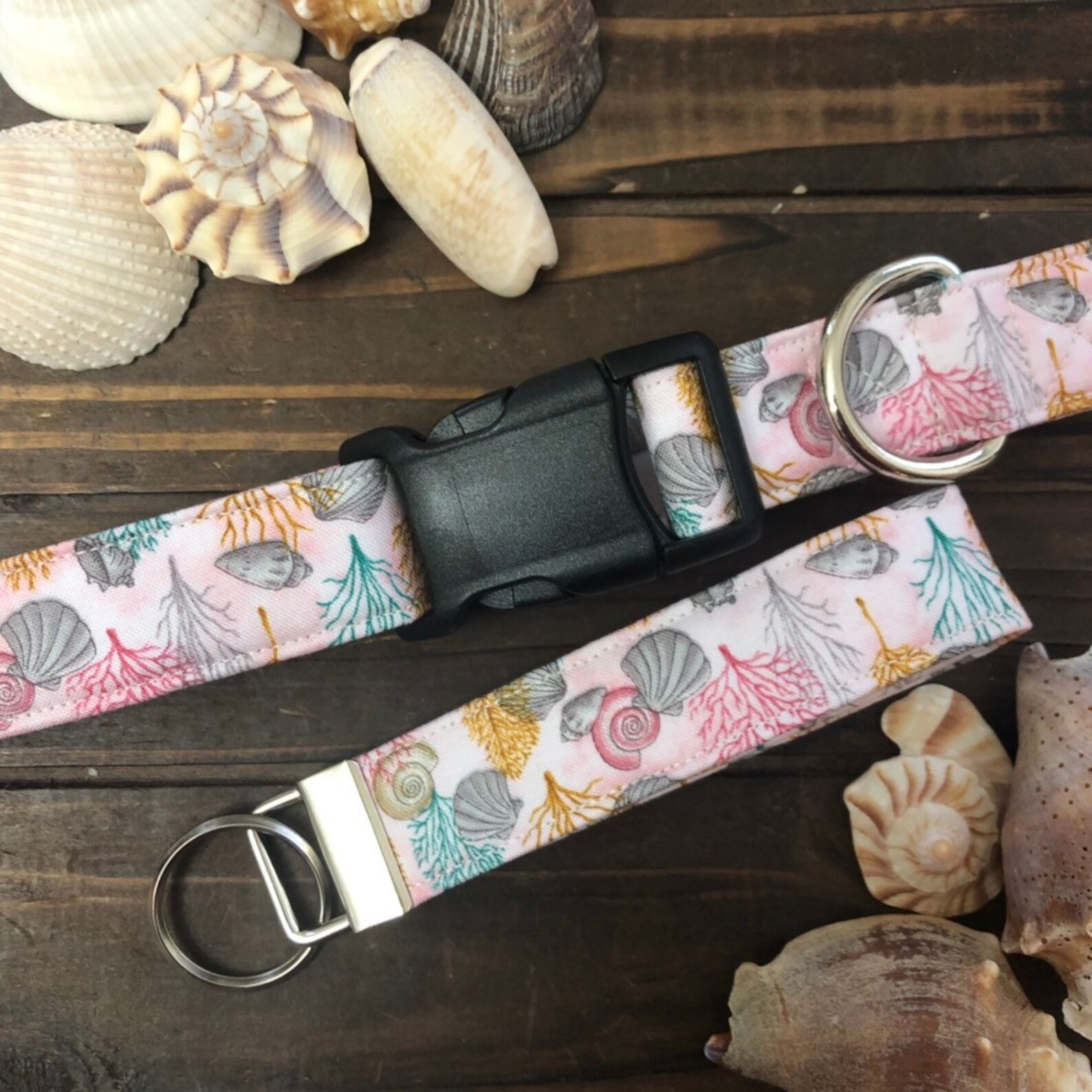 Dog Collar Beach Dog Collar Beach Collar Sea Shell Dog - Etsy