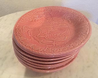 Pink plates | Etsy