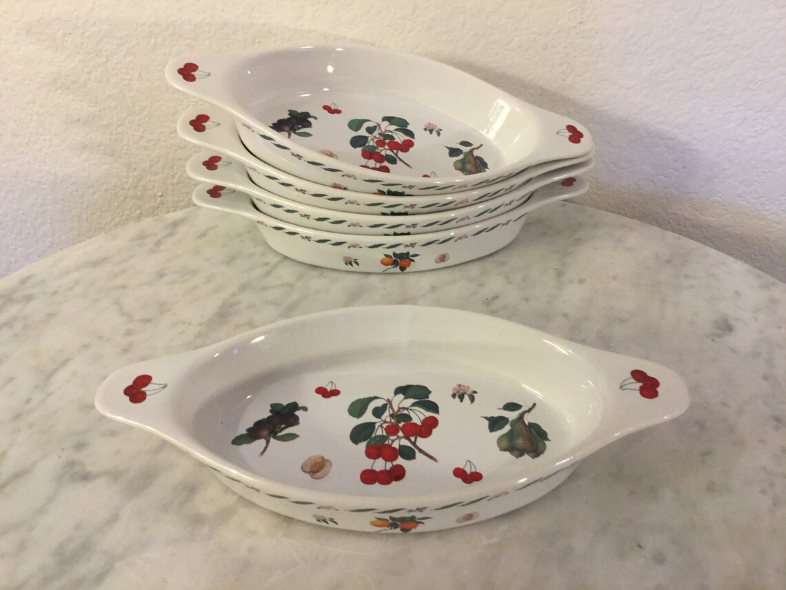 Vintage James Kent Pottery Fruit Blossom Collection Set of - Etsy