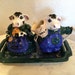 Vintage "holee Cows" Set of Porcelain Figurine Cow Sugar Bowl & Lid ...