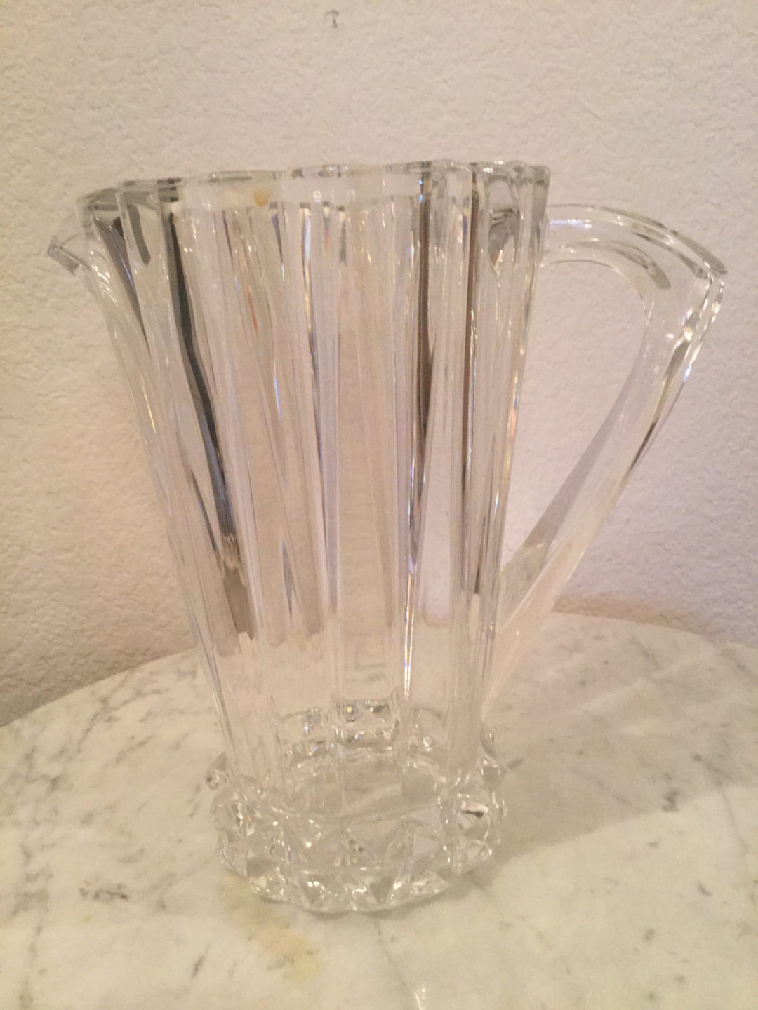 Vintage Rosenthal Classic Lead Heavy Crystal Pitcher in the Gorgeous ...