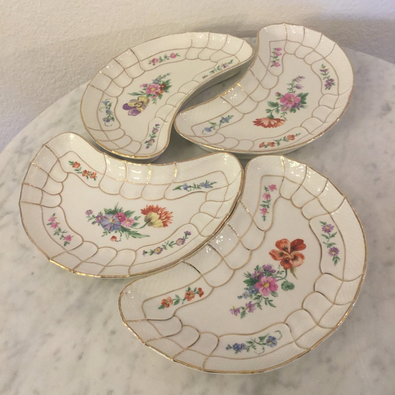 Crescent Plates - Etsy