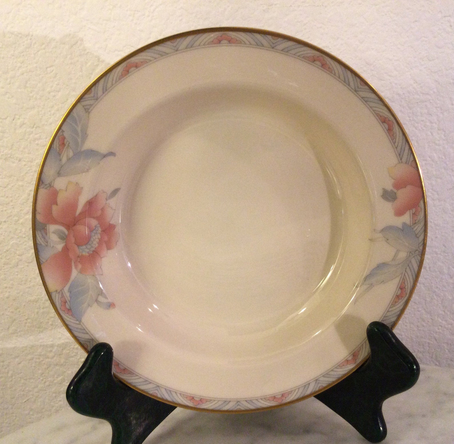 Vintage Beautiful LENOX Fine China WESTWOOD 8 Rim Soup Bowls. Orange ...