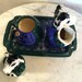 Vintage "holee Cows" Set of Porcelain Figurine Cow Sugar Bowl & Lid ...