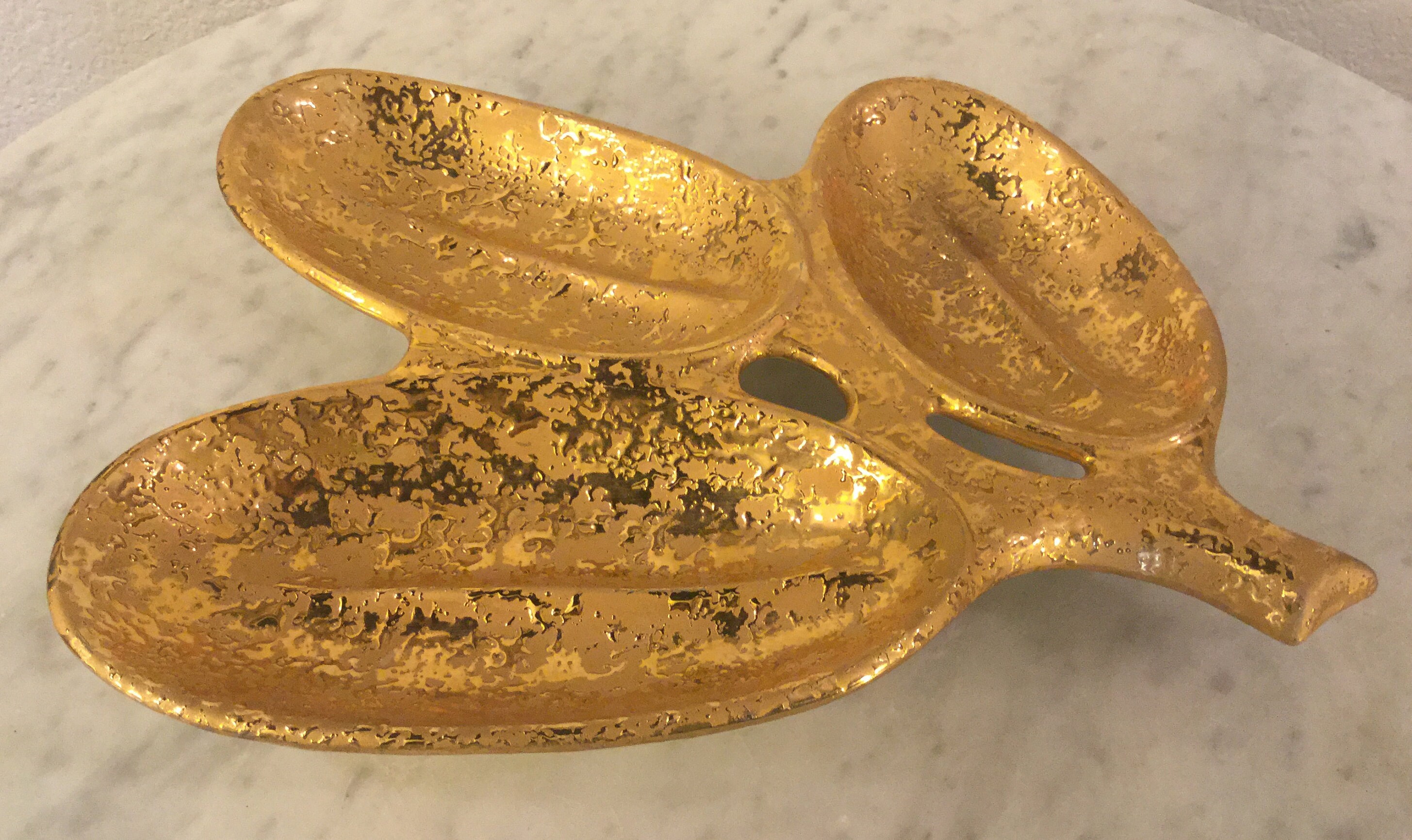Vintage Gorgeous LE MIEUX China Hand Decorated 22 K Gold,large Snack ...