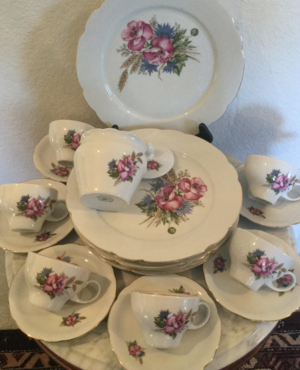 Vintage Kahla German Democratic Republic Pattern KHL77 28 Pieces ...