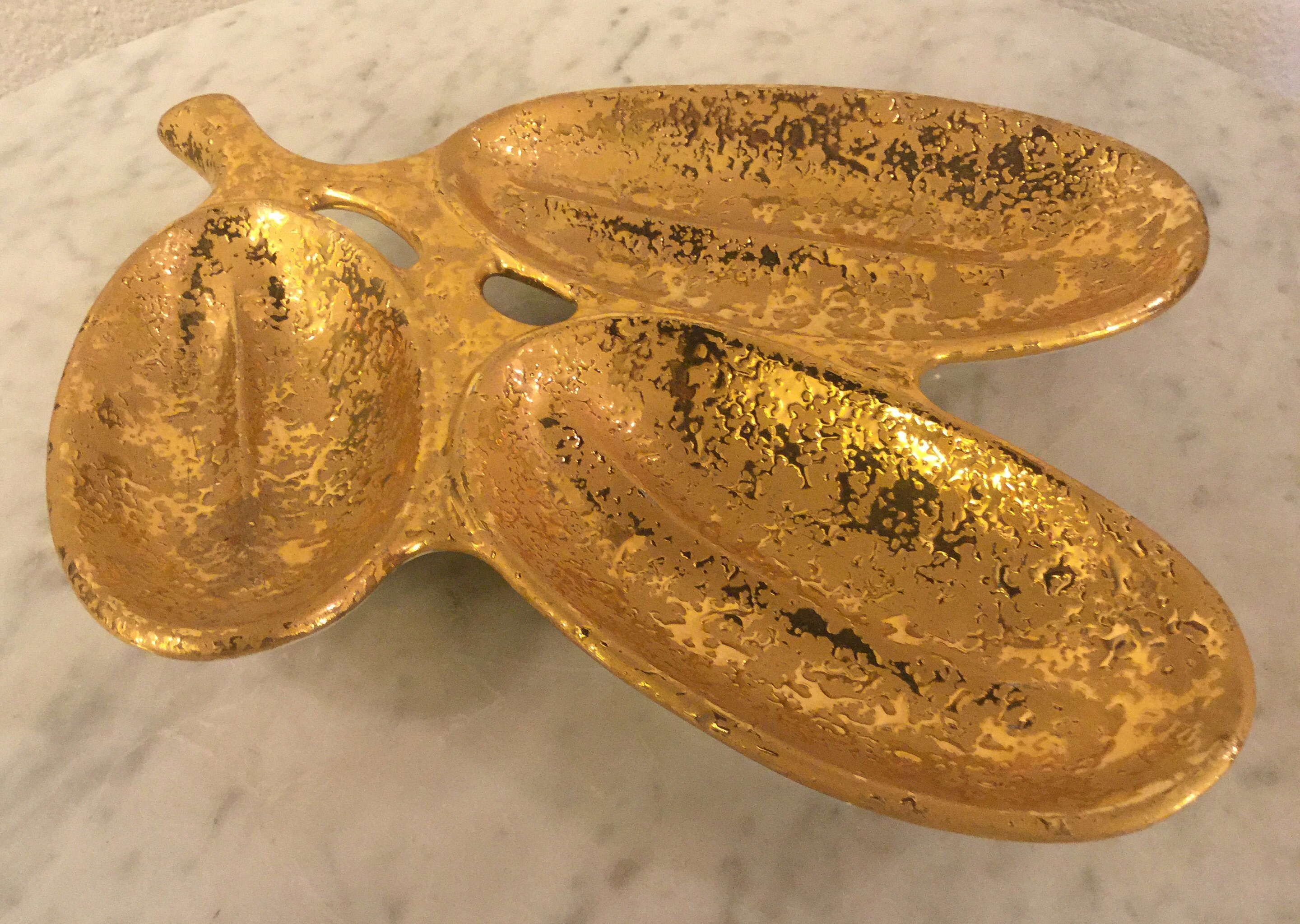 Vintage Gorgeous LE MIEUX China Hand Decorated 22 K Gold,large Snack ...