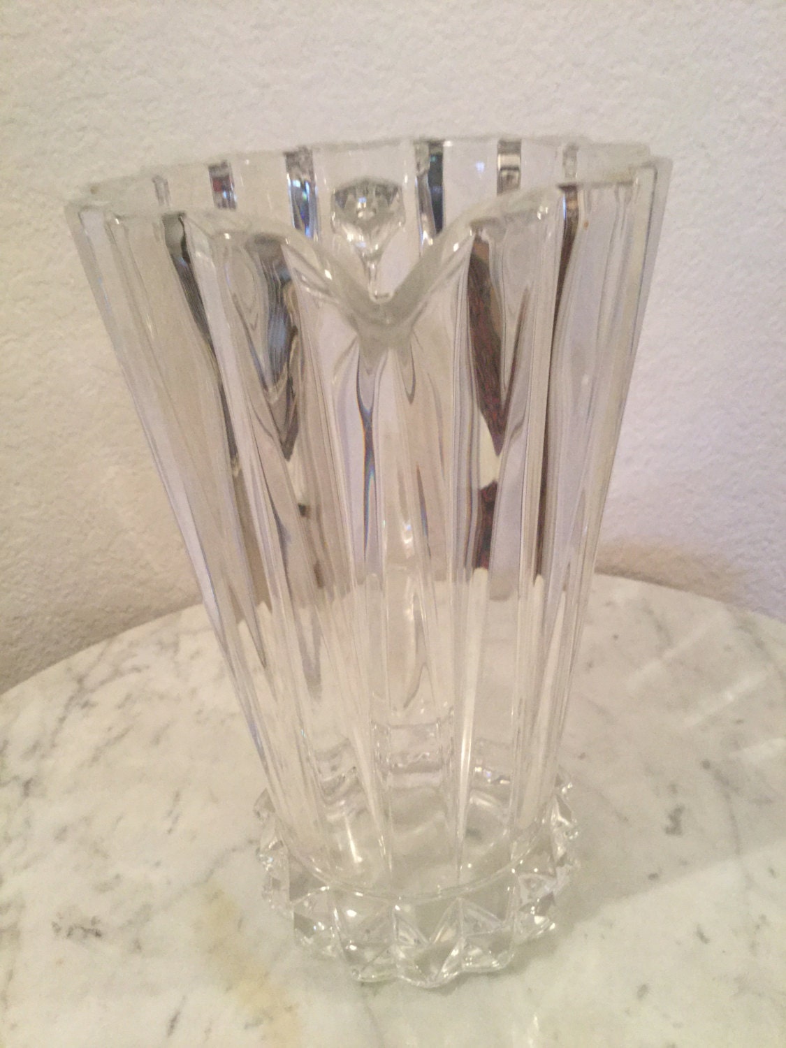 Vintage Rosenthal Classic Lead Heavy Crystal Pitcher in the Gorgeous ...